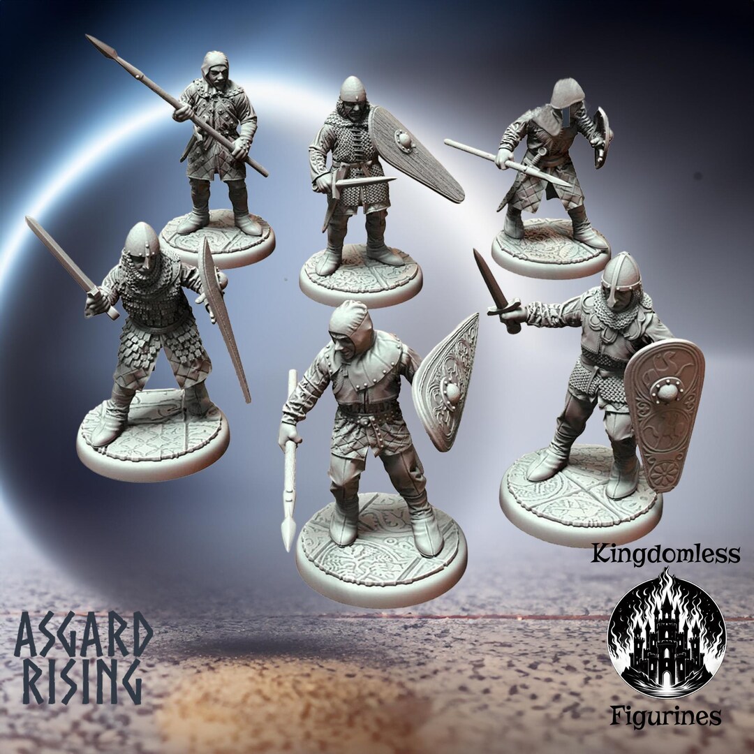 English Soldier Miniature | D&D Tabletop RPG Mini, Asgard Rising ...