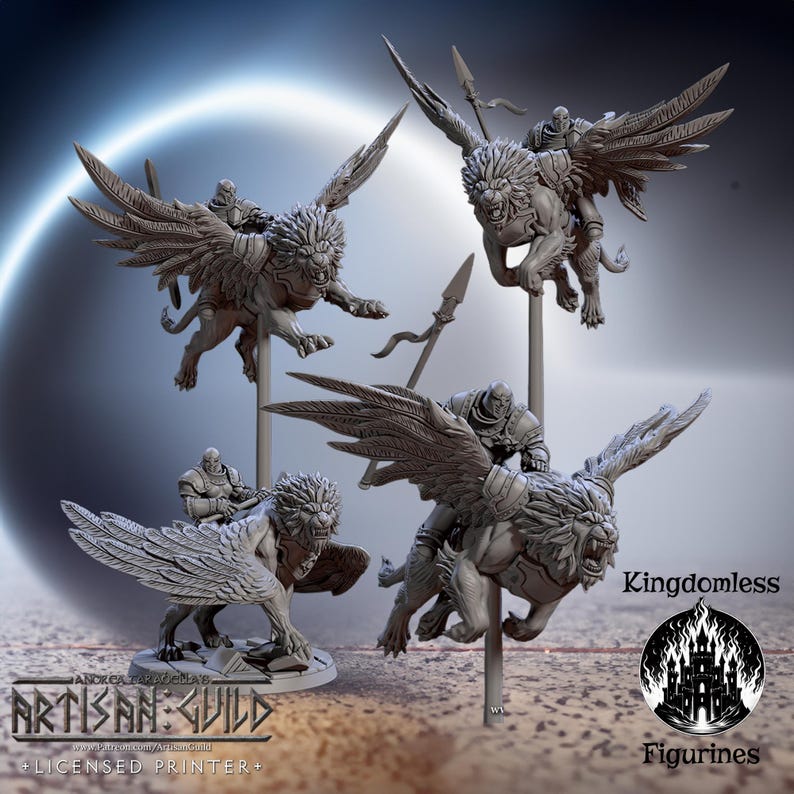 Wrath of the Malakim Angels Dnd Miniature Set: Artisan Guild RPG ...