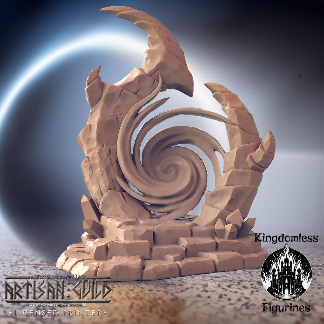 Demon Portal Terrain Dnd Miniature | Tabletop RPG Dnd Mini | D&D ...