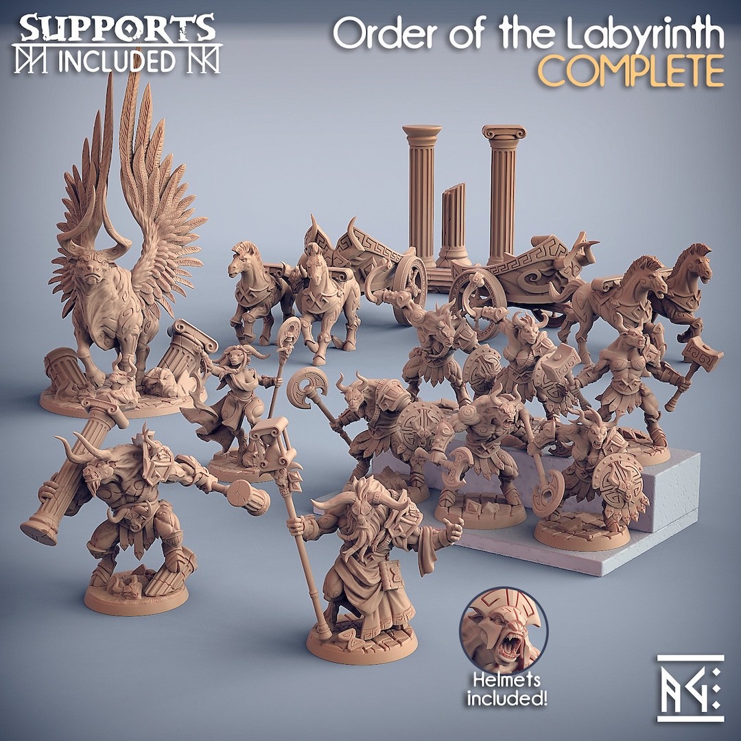 Order of the Labyrinth Full Set Dnd Miniature | Tabletop RPG Dnd Mini ...