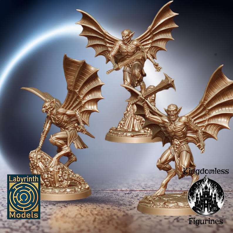 Vampire Miniatures Full Set: Labyrinth Models, Dnd RPG Figures - Etsy