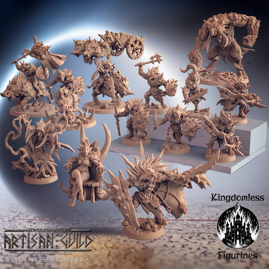 Blackrazor Hobgoblin Full Set Dnd Miniature | Tabletop RPG Dnd Mini | D ...