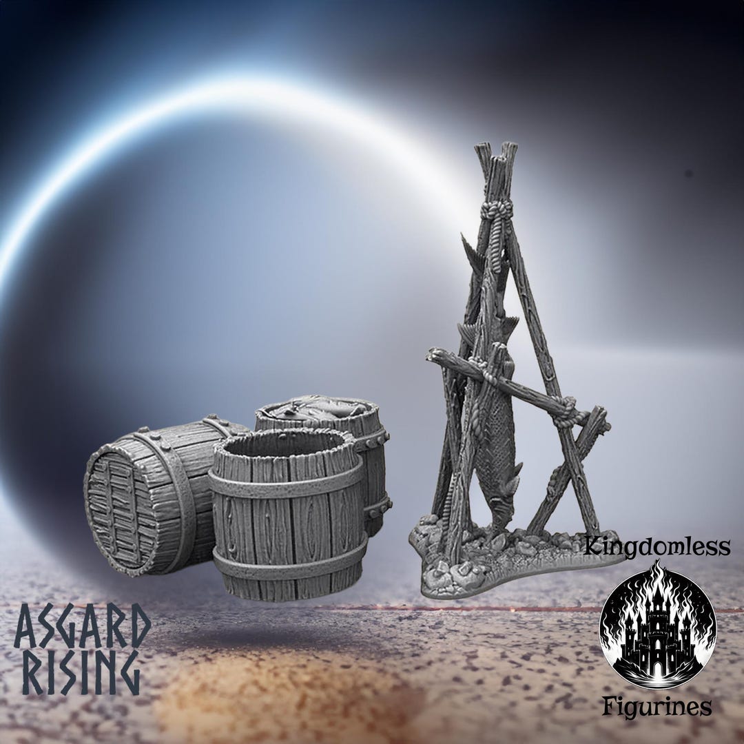 Dnd Modular Barrels and Smoked Sturgeon Terrain | Tabletop RPG ...