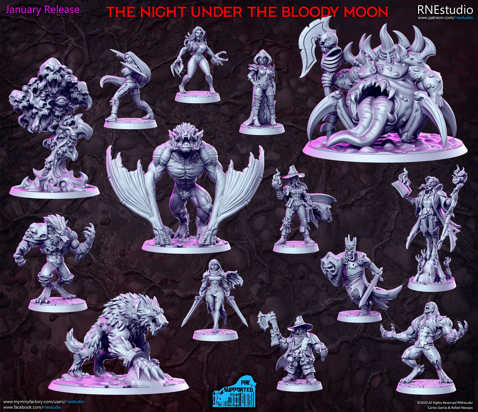Werebat Miniature | Vampire Bat Monster, Dnd Tabletop RPG, RN Estudio ...