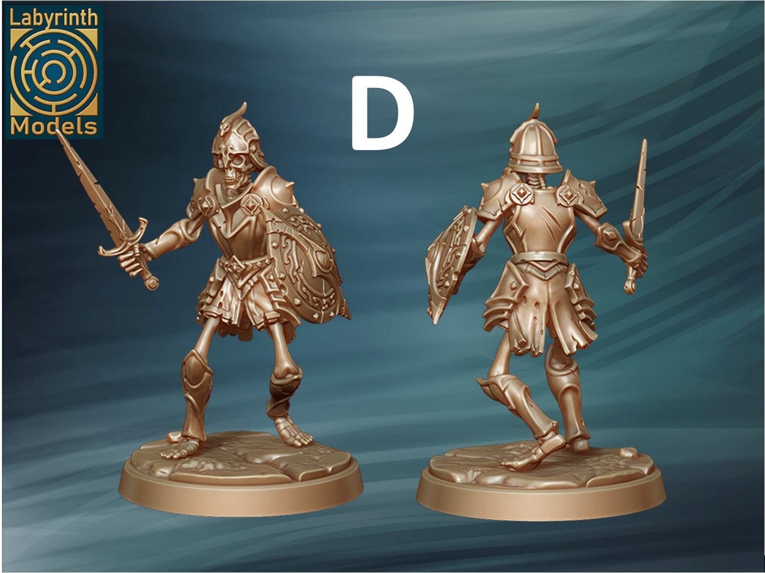 Skeleton Warriors Dnd Miniature Tabletop RPG Dnd Mini D&D - Etsy