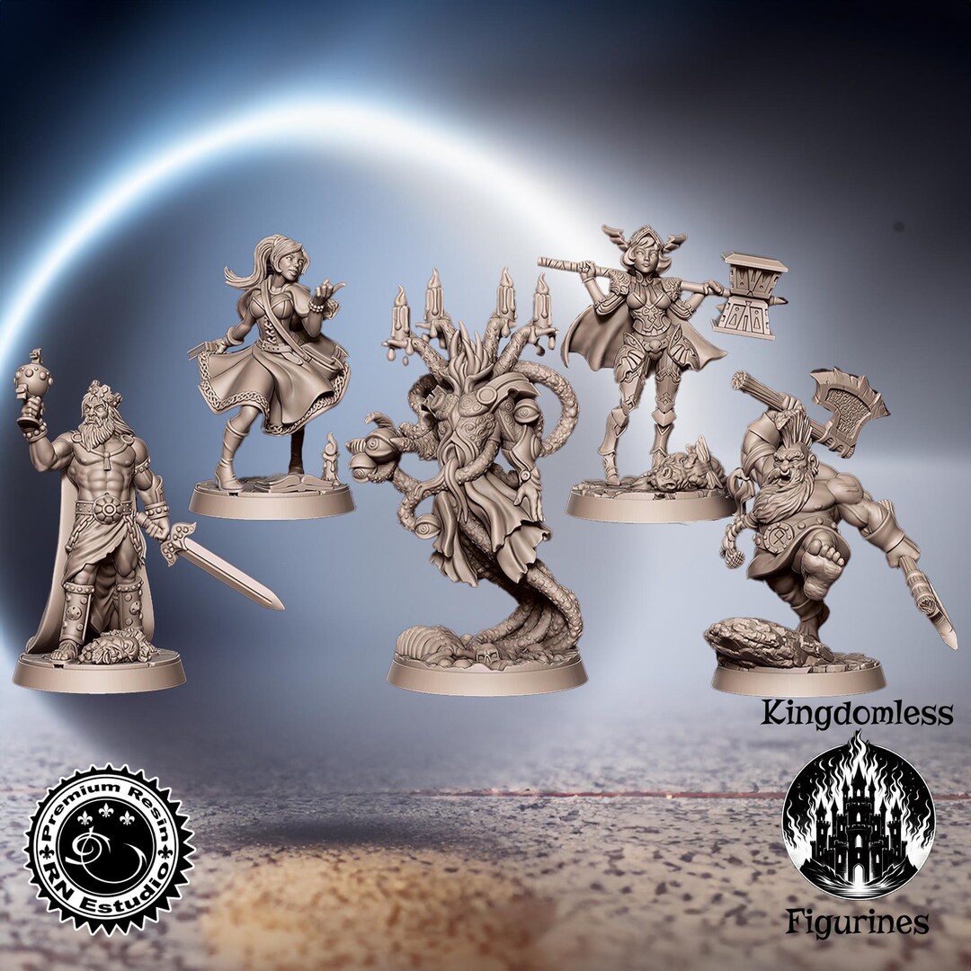 Unexpected Encounter Set Dnd Miniature, Tabletop RPG Dnd Mini, D&D Figurines, Pathfinder and ...