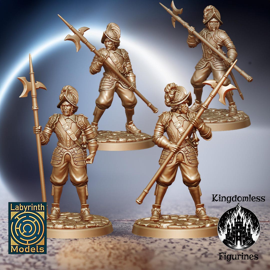 Palace Guards Dnd Miniature, Tabletop RPG Dnd Mini, D&D Figurines ...