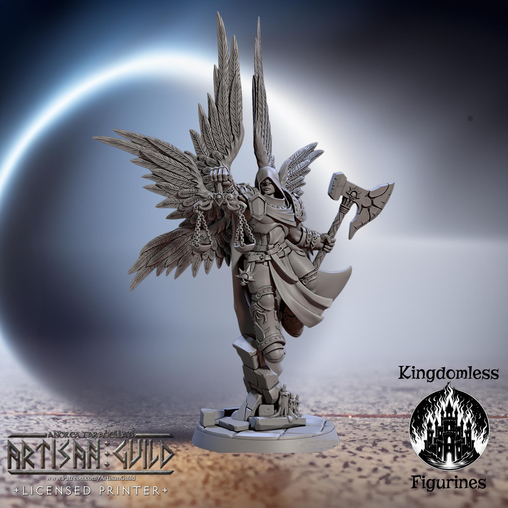 Wrath of the Malakim Angels Dnd Miniature Set: Artisan Guild RPG ...