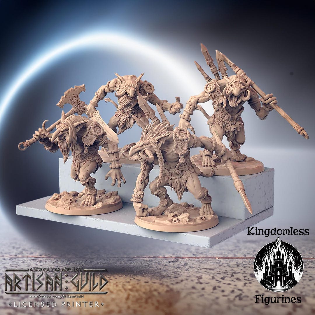 Troll Hunters Dnd Miniature | Artisan Guild, Modular Miniatures - Etsy