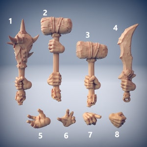 Ogre Fighting Cook Dnd Miniature | Tabletop RPG Dnd Mini | D&D ...