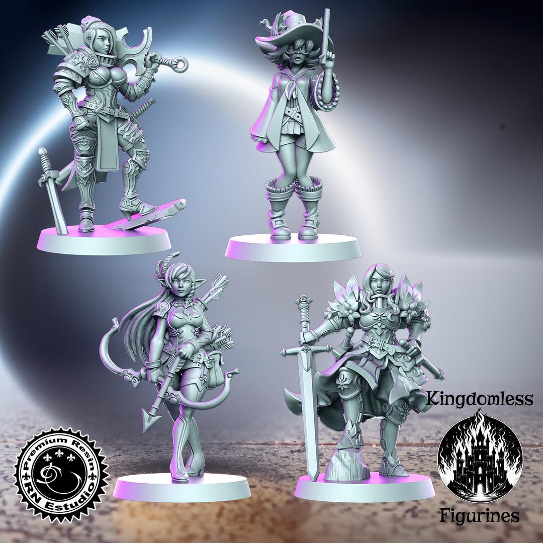 Star Reach Elite Set, Resin Dnd Miniatures, RN Estudio - Etsy