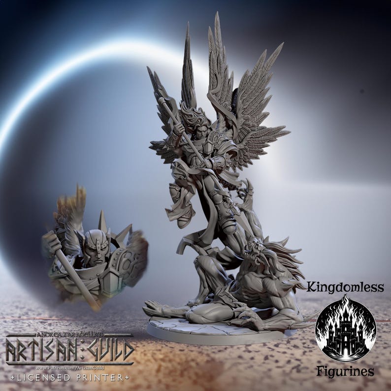 Wrath of the Malakim Angels Dnd Miniature Set: Artisan Guild RPG ...