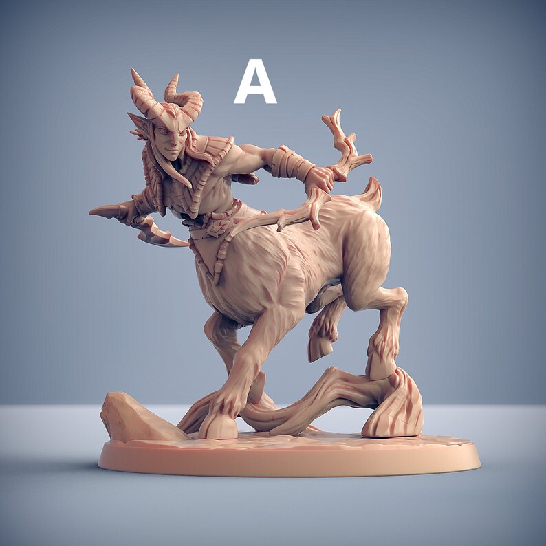 Satyr Centaur Miniature | Dnd, Pathfinder Tabletop RPG Figure | Artisan ...