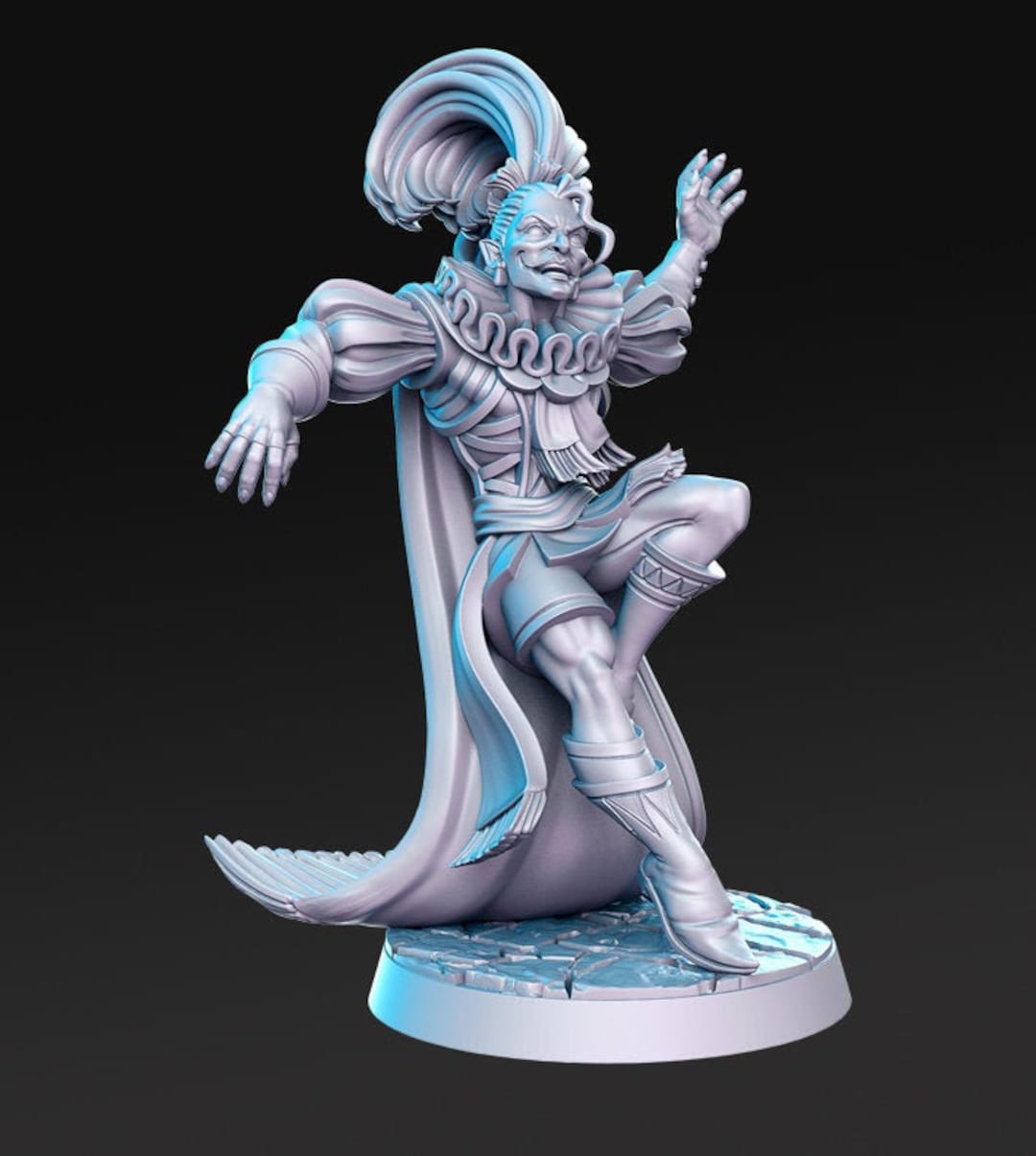 Elf Jester Dnd Miniature | Tabletop RPG Dnd Mini | D&D Figurines ...