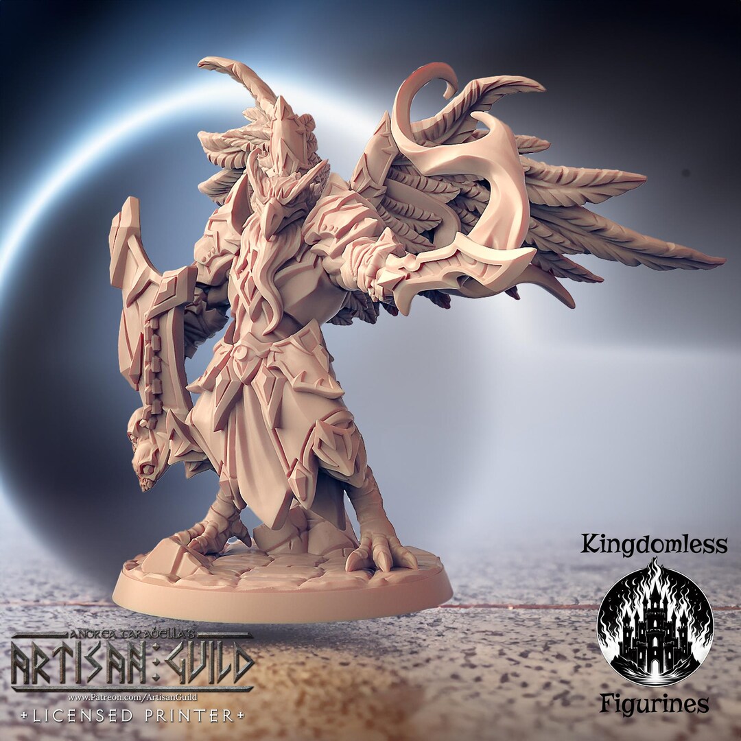 Gryphon Champion Miniature | Artisan Guild, Modular Dnd RPG Mini - Etsy