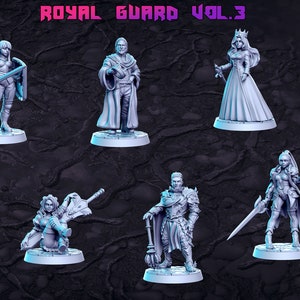 Royal Guard Vol. 3 Full Set Dnd Miniature, Tabletop RPG Dnd Mini, D&D ...