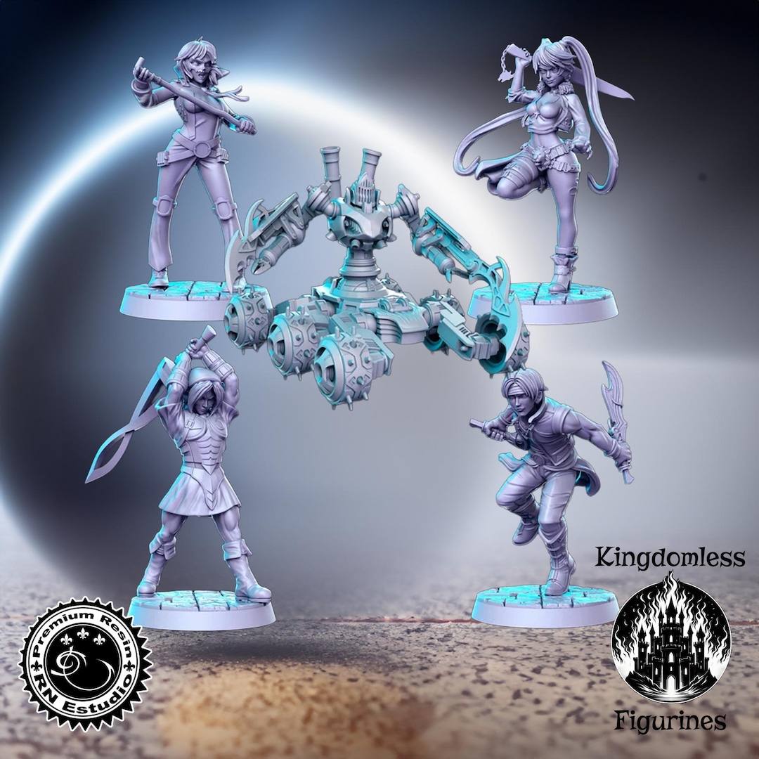 Classic JRPG Vol 19 Full Set Dnd Miniature, Tabletop RPG Dnd Mini, D&D ...