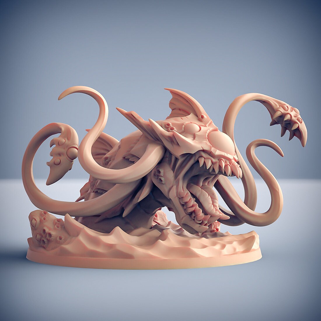 Fishfolk God Boss Miniature | Artisan Guild Dnd RPG, Jurakin King Rider ...