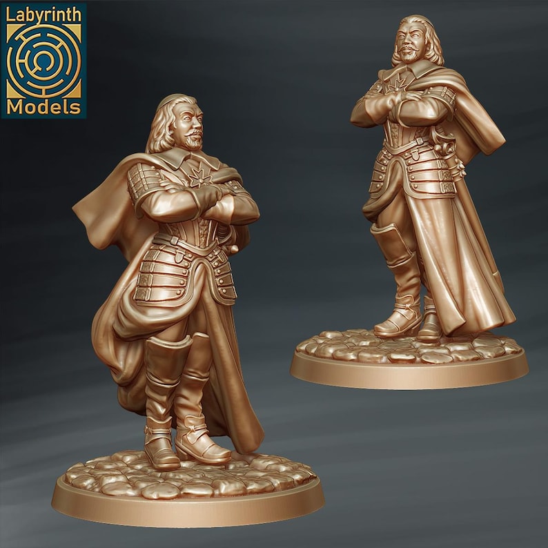 Medieval Villains Miniature Set - Dnd, Pathfinder RPG, Labyrinth Models ...