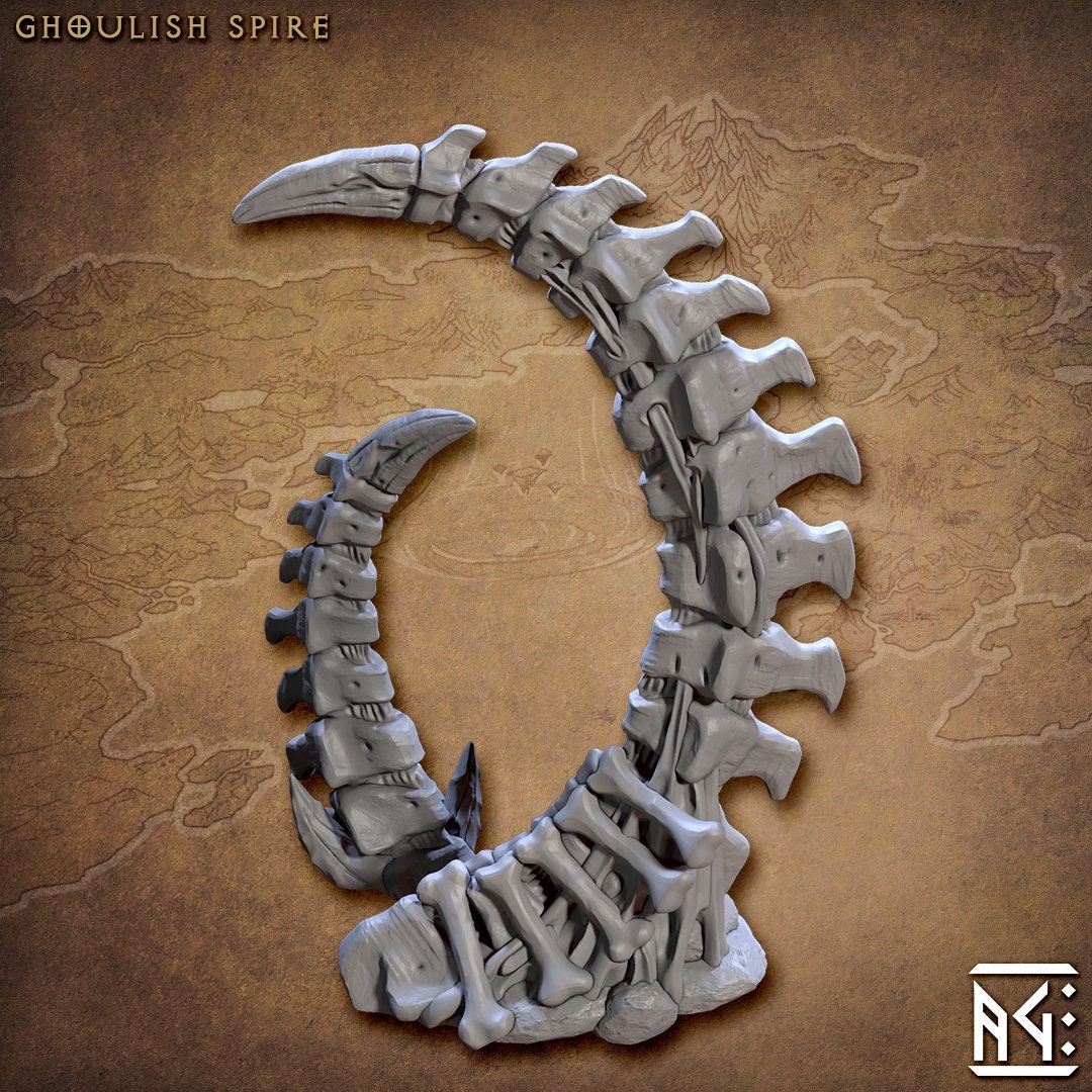 Bone Spire Terrain Dnd Miniature Tabletop RPG Dnd Mini D&D - Etsy