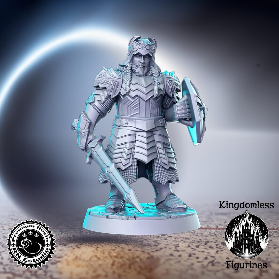 Dwarf King Miniature: Resin Dnd Figurine, Tabletop RPG - Etsy