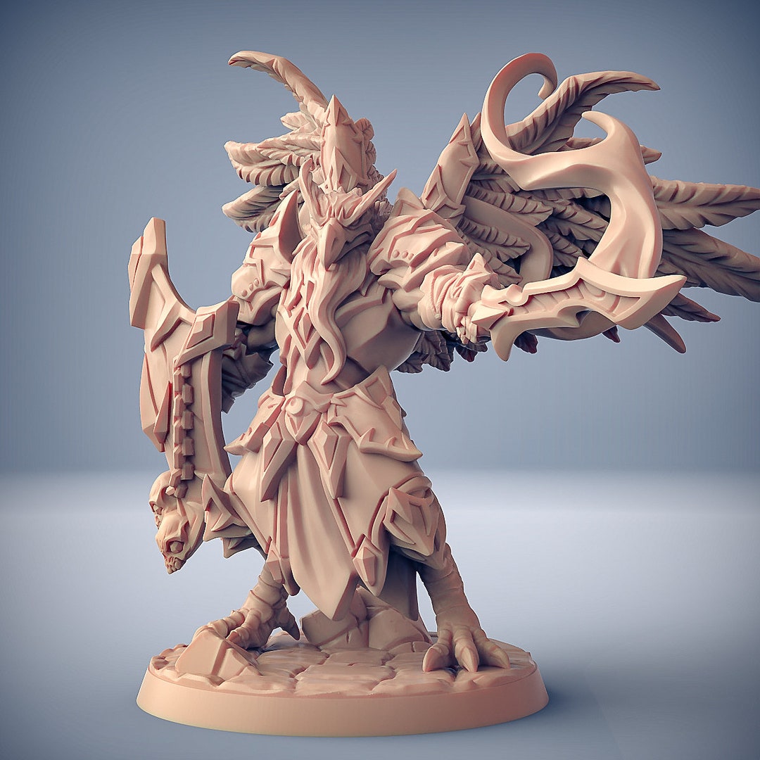 Male Gryphon Champion Dnd Miniature Tabletop RPG Mini D&D Figurines ...