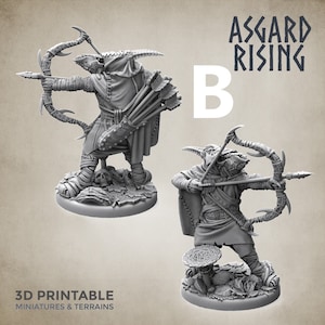 Viking Hunters DND Miniature | Dnd Tabletop RPG Mini | D&D Figurines ...