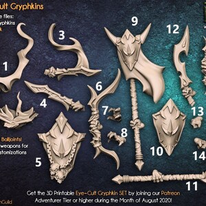 Male Gryphon Champion Dnd Miniature | Tabletop RPG Mini | D&D Figurines ...