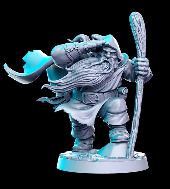 Dwarf Ranger Dnd Miniature Tabletop RPG Dnd Minim D&D - Etsy