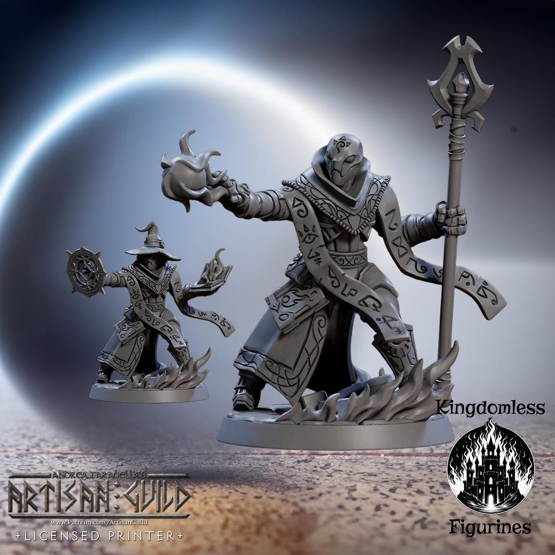 Female Golem Mage Miniature | Artisan Guild Dnd RPG Figure - Etsy