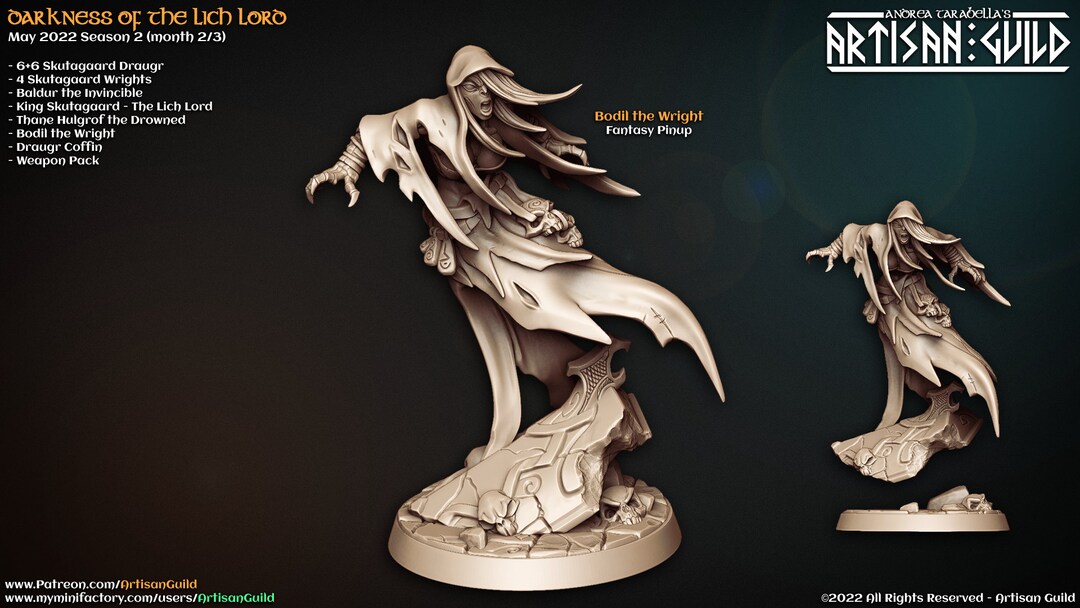 Pinup Wraith Dnd Miniature | Tabletop RPG Dnd Mini | D&D Figurines for ...