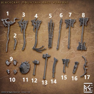 Orc Shaman Pinup Dnd Miniature, Tabletop RPG Dnd Mini, D&D Figurines ...