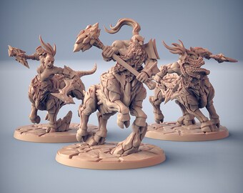 Winged Bull Mount Dnd Miniature Dwarf Rider D&D Mini - Etsy