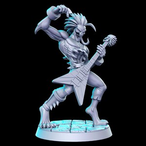 Undead Bard Rocker Dnd Miniature Tabletop RPG Dnd Mini D&D - Etsy