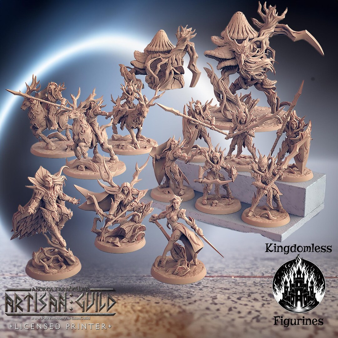 Sylvan Knights Miniature Full Set | Artisan Guild Dnd RPG Figures - Etsy