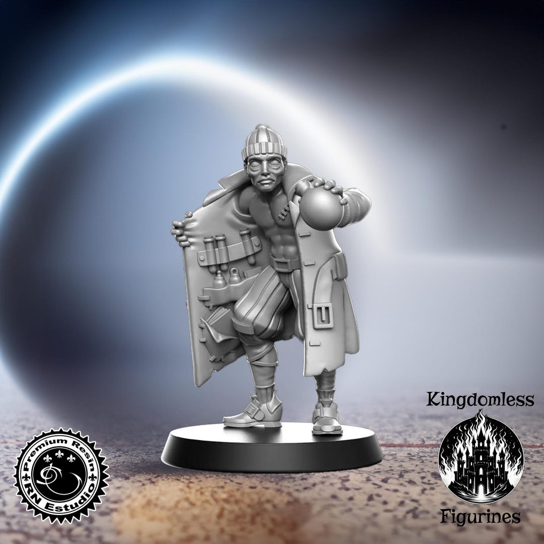 Resin Alchemist Miniature | Dnd RPG, Arcane Explorer, RN Estudio - Etsy