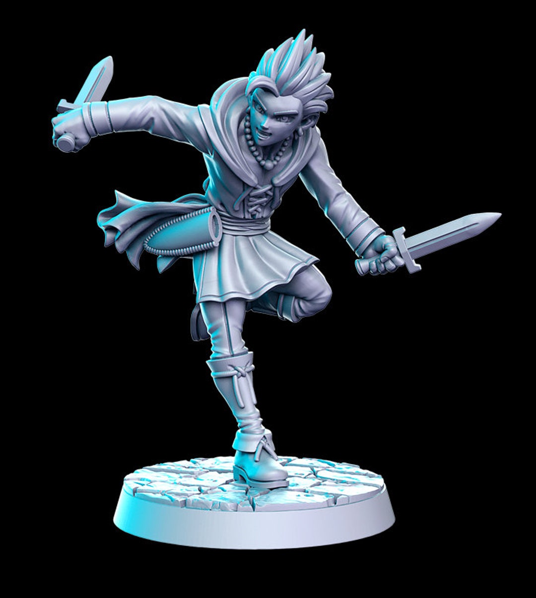Child Rouge Dnd Miniature | Tabletop RPG Dnd Mini | D&D Figurines ...