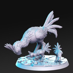 Striding Bird Miniature | Resin Dnd Mini, RPG Gaming Figurine, RN ...