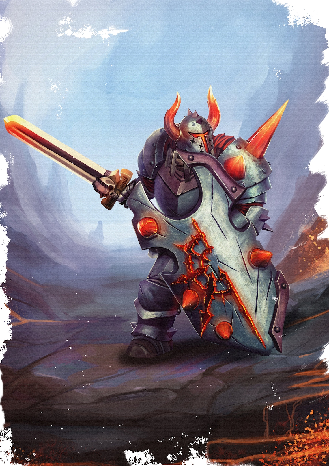 Heavy Knight Mini Dnd Tabletop RPG Miniature D&D Figurines - Etsy