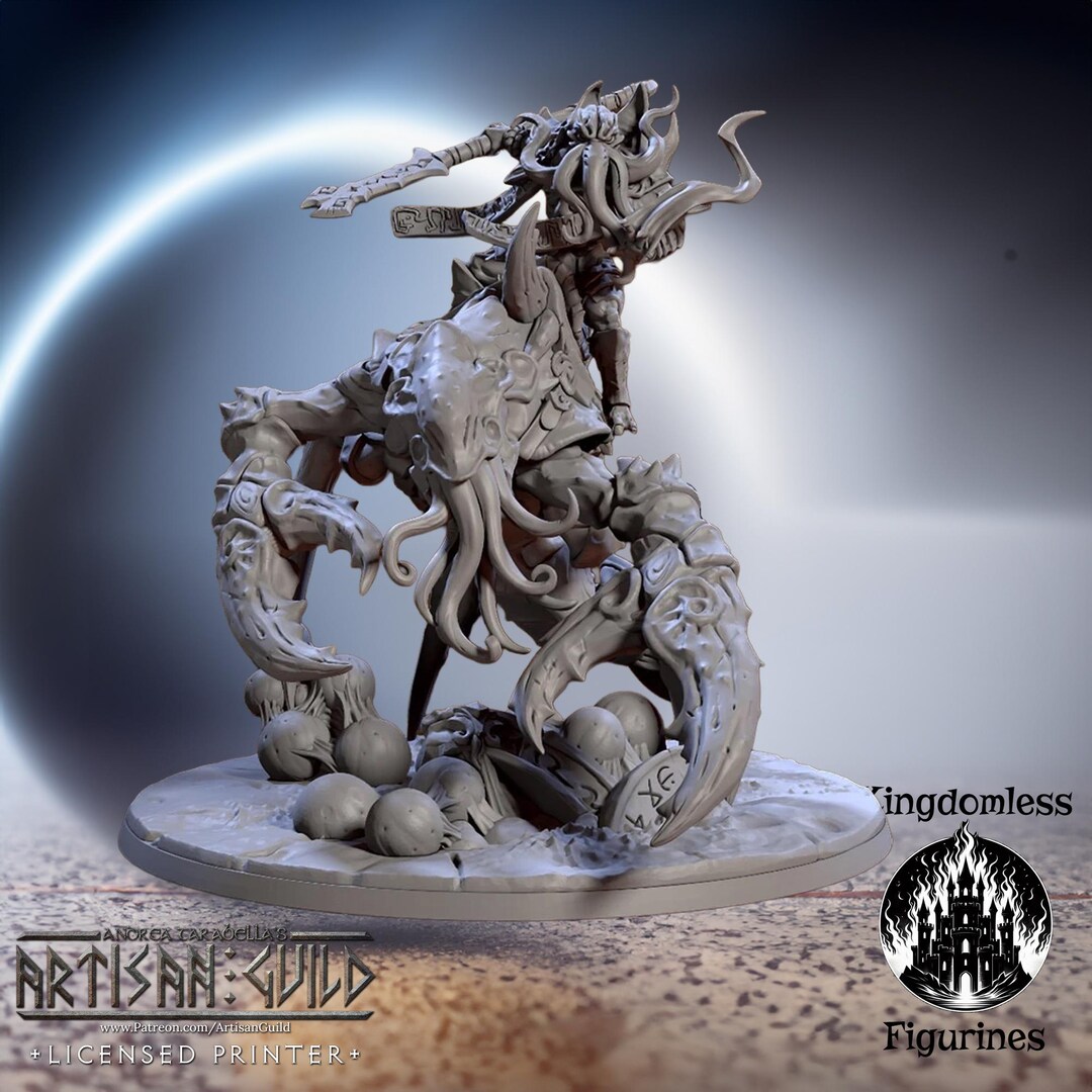 Hive Beast Rider Miniature | Artisan Guild Dnd, Pathfinder RPG Figurine ...