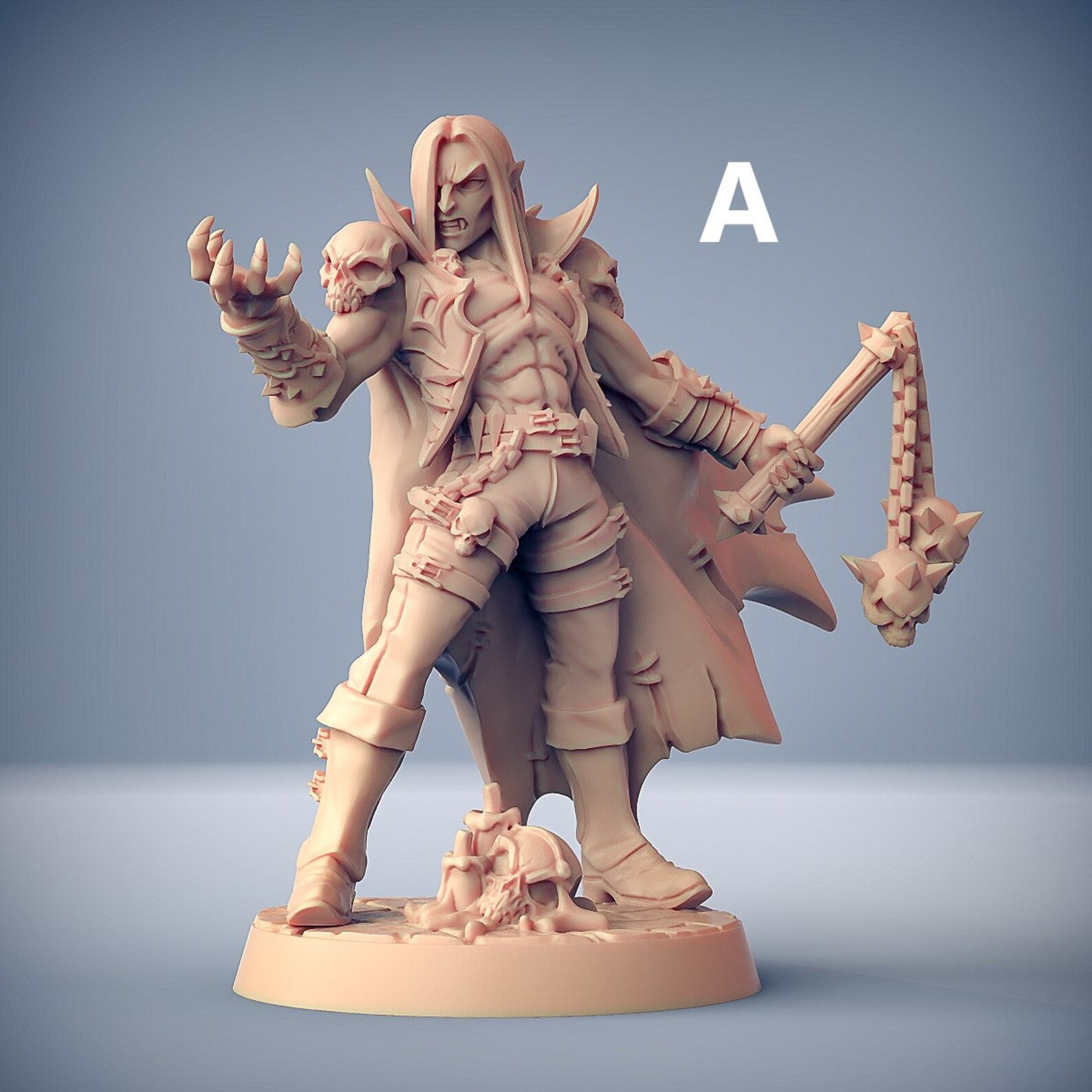 Vampire Fighter Mini Dnd Tabletop RPG Miniature D&D - Etsy