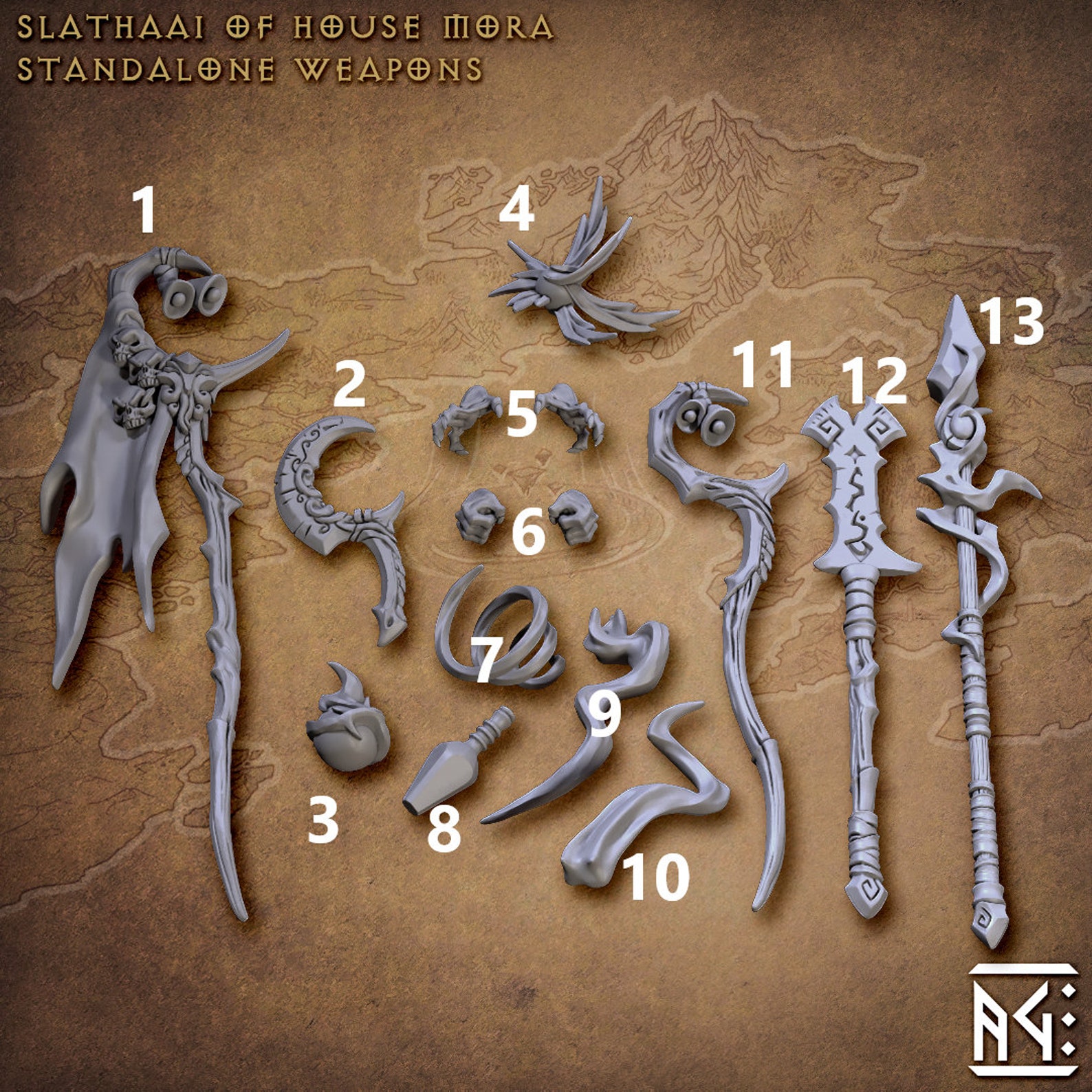 Mind Flayer Enchantress Miniature | Artisan Guild RPG D&D Mini - Etsy