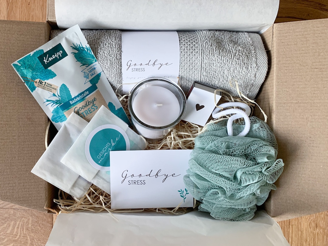 Goodbye Stress Wellness Set Relax Set Spa Box Wellness Box Relaxation ...