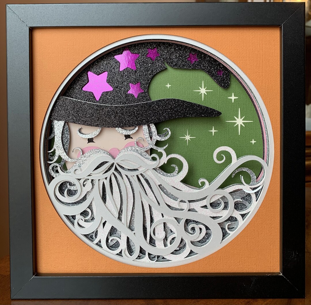 Witch or Wizard 8x8 Shadowbox - Etsy