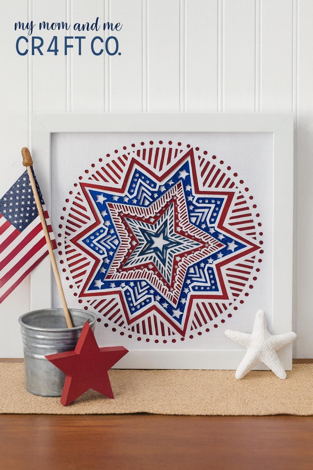 Inverted Star 8x8 Shadowbox - Etsy Canada
