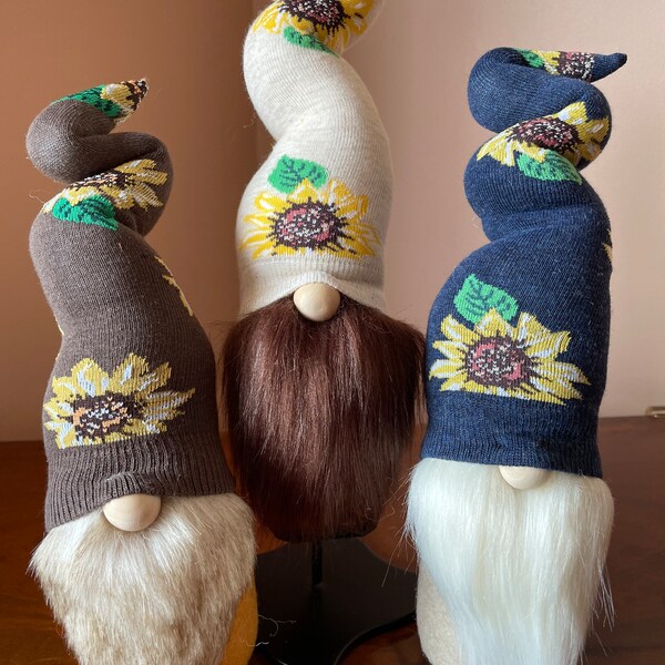Sunflower Gnome Statue - Etsy