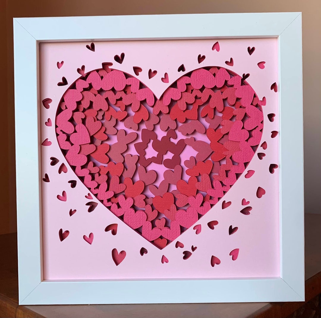 Heart 8x8 Shadowbox - Etsy