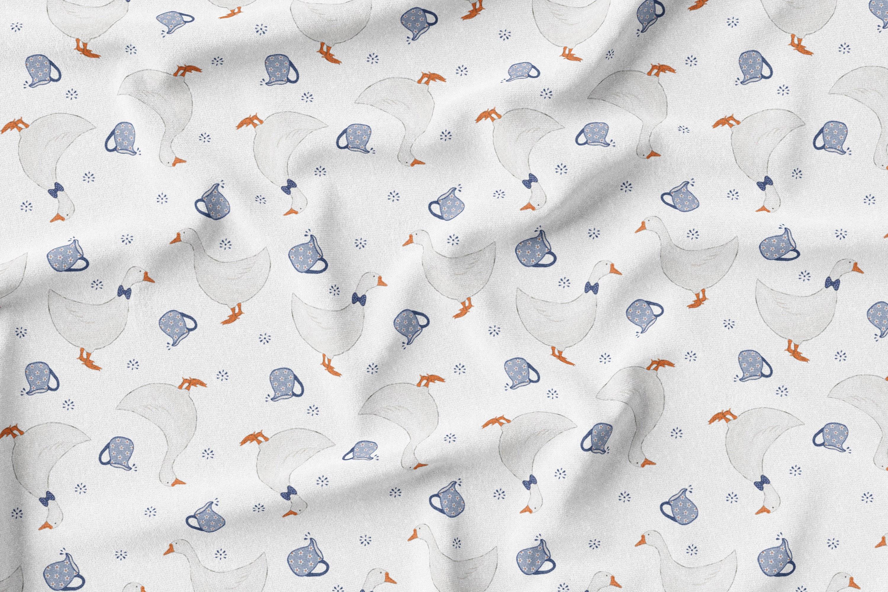 PUL fabric cloth diaper fabric Geese pattern. Exclusive | Etsy