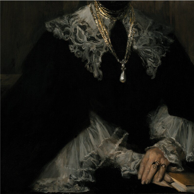 Vintage Victorian Vampire, "delicate" Printable Art Set, Gothic Dark ...