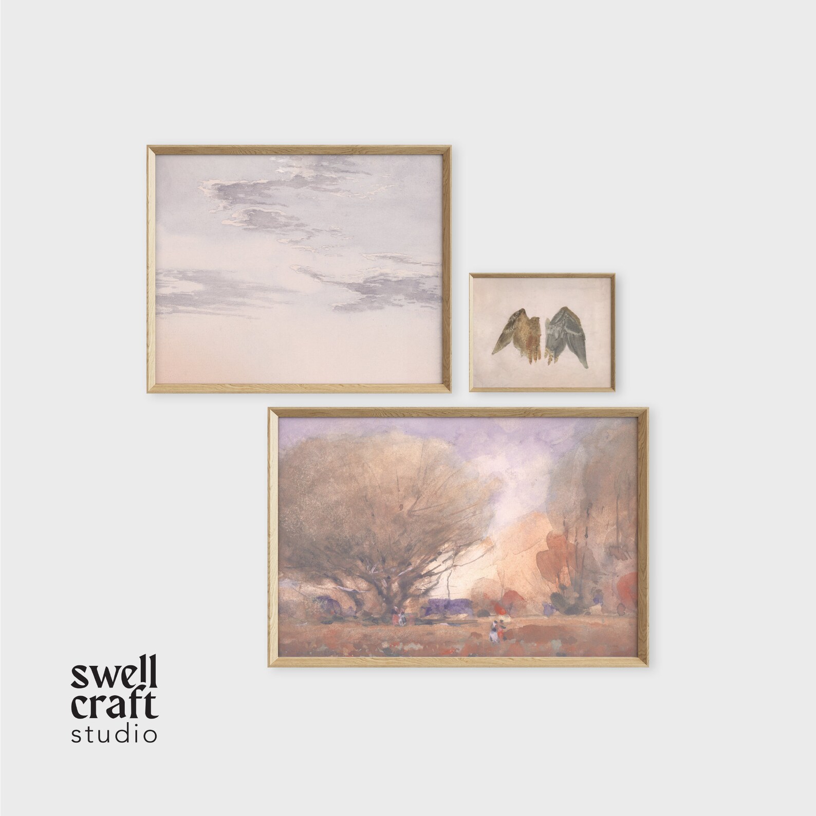 Vintage Earthly Ethereal, Large Printable Art Set, Soft Light Academia ...